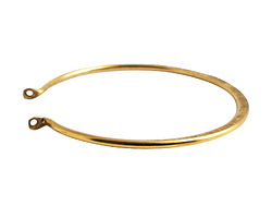 Nunn Design Antique Gold (plated) Open Flat Grande Circle Wire Frame ...