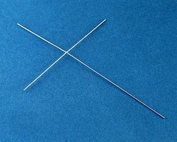 Stainless Steel Cross Wire Frame 6.25x4 inches