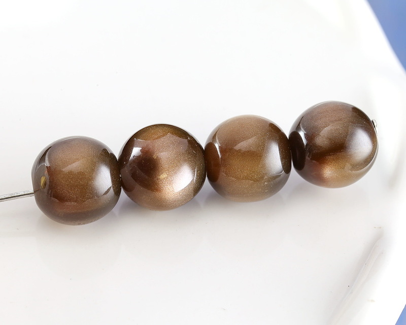 Resin Mink Shimmer Round 10mm