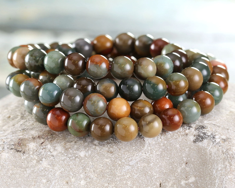 Alashan Mongolian Agate Round 6-7mm