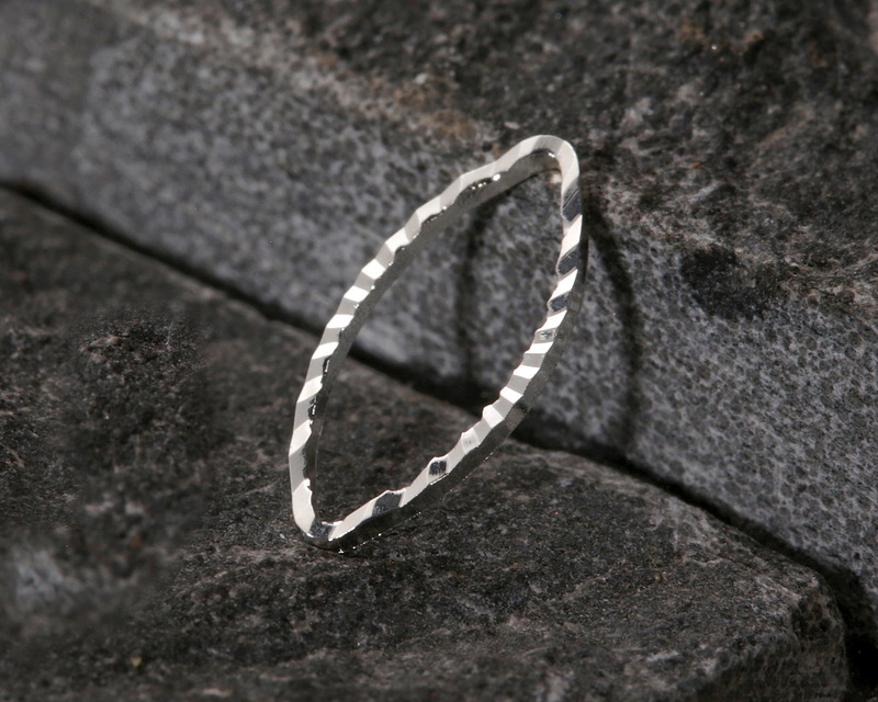 Silver (plated) Oval Link 6x12mm