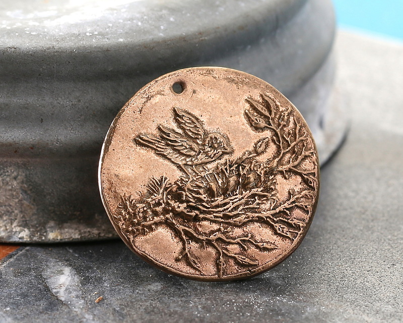 Green Girl Bronze Fledgling Coin 26-28mm