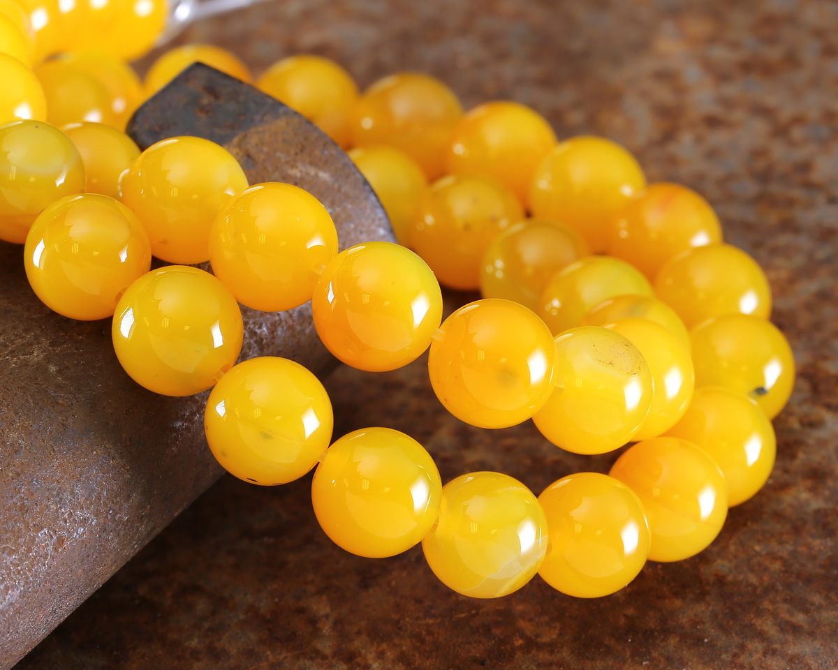 Mango Agate Round 10mm - Lima Beads