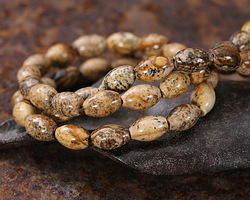 Picture Jasper Rice 9x6mm - Lima Beads