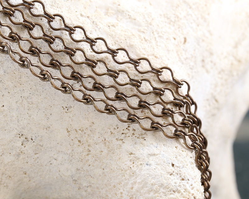 Vintaj Natural Brass Ladder Chain