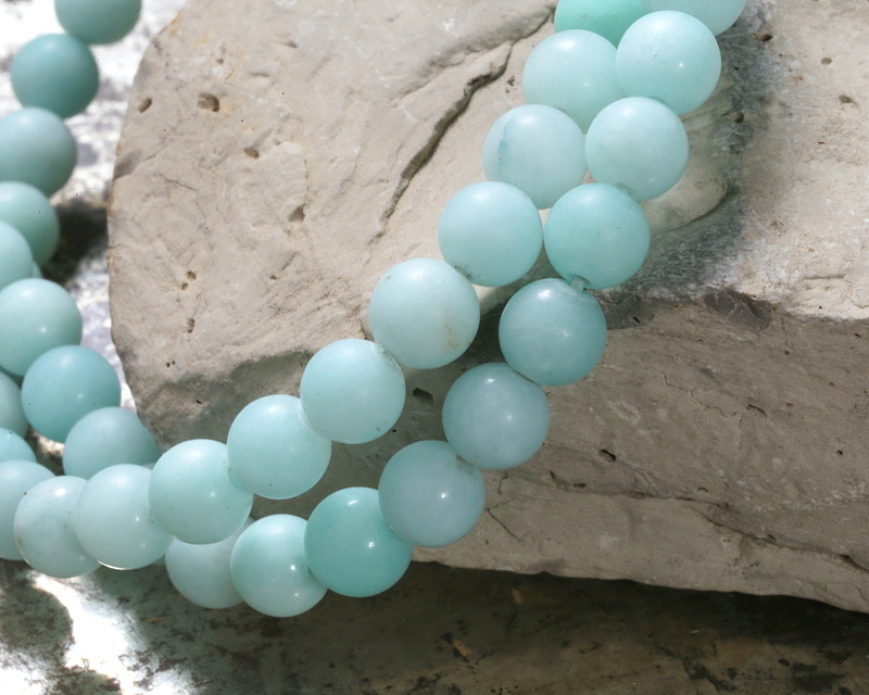 Sea Green (matte) Colorful Jade Round 6mm