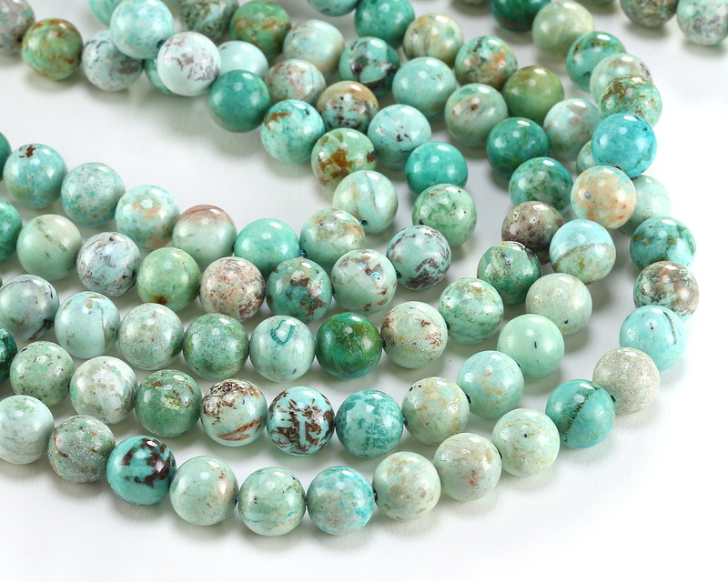 Peruvian Turquoise Round 7-8mm