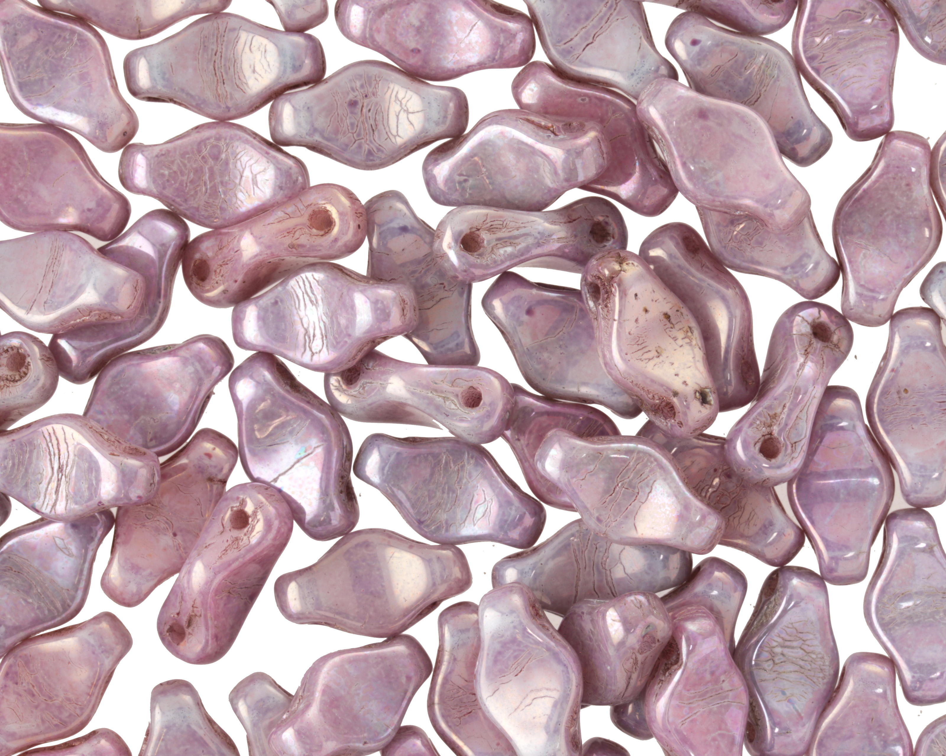 TOHO Cradle Bead Metallic Amethyst Luster Horizontal 2-Hole 10x6mm