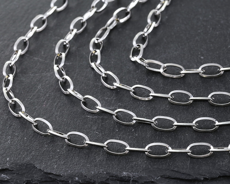 Stainless Steel Large Oval Curb Chain
