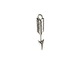 Nunn Design Antique Silver (plated) Mini Feather Arrow Charm 22x5mm ...