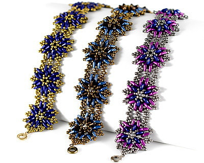 Thistle Flower Bracelet Pattern