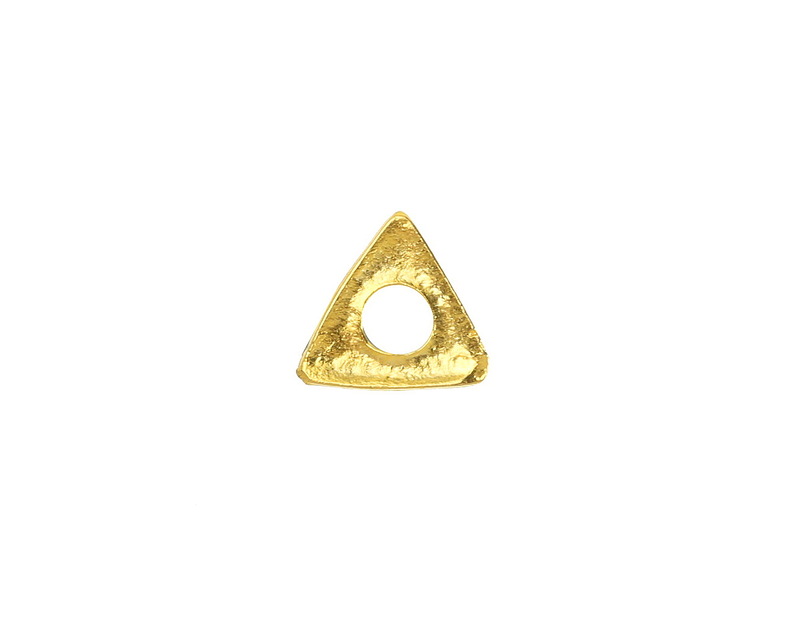 Mykonos Gold (plated) Triangle Washer (large hole) 11mm