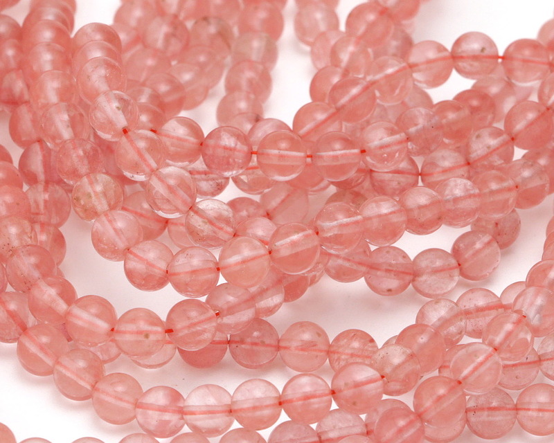 Cherry Quartz Round 6mm