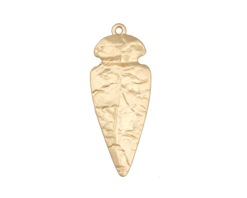 Satin Gold Finish Arrowhead Focal 20x49mm