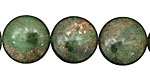 Green Chalcopyrite Puff Coin 16mm